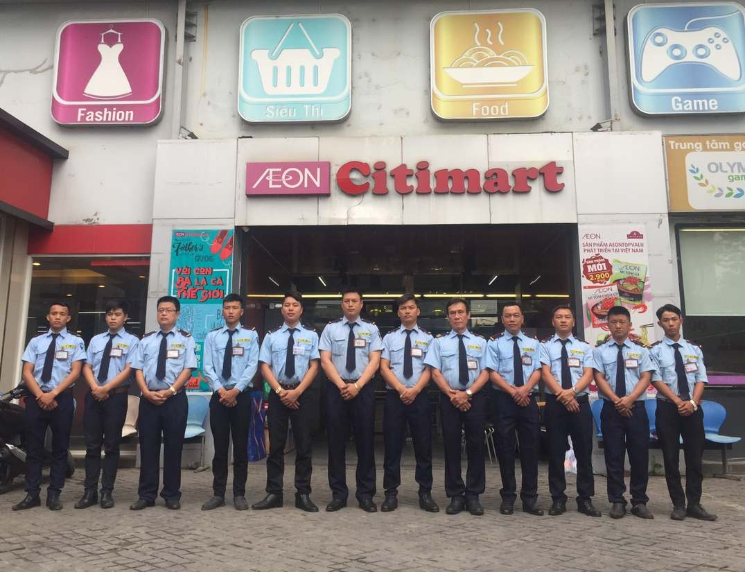 Tiếp nhận AEON Citimart Quận 7 - Tập Đoàn Vệ Sỹ Hoàng Bảo Long